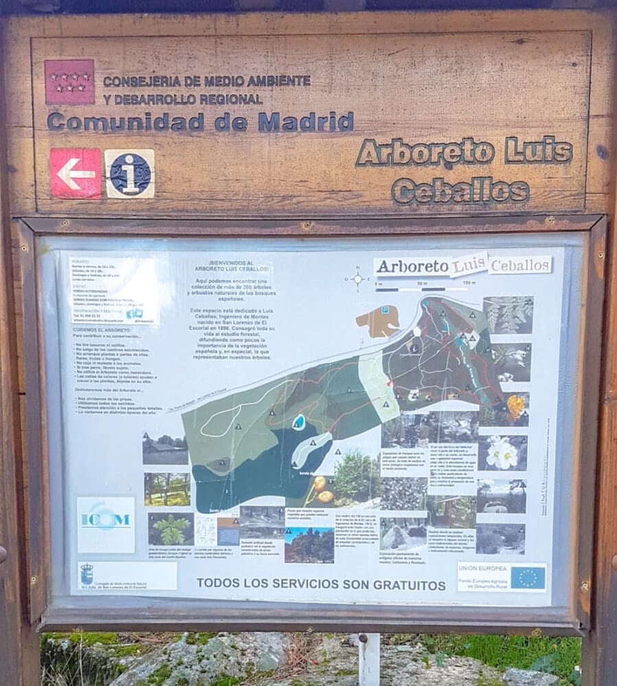 L'Arboreto Luis Ceballos, un musée vivant magique en automne
